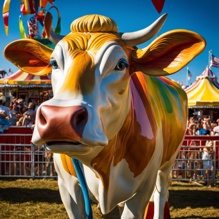 Which State Fair Showcases a 600-Pound Butter Cow Display? - Eat More ...
