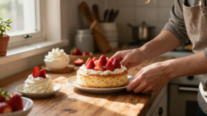 strawberry chiffon shortcake, perfected - Eat More Butter